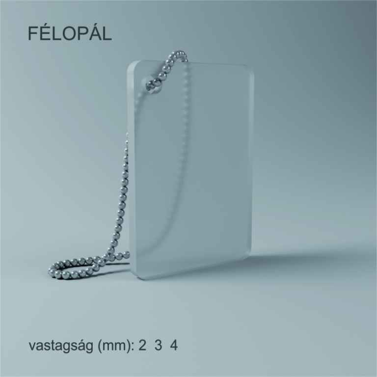 Félopál plexi lap - plexiwebshop.hu webáruház